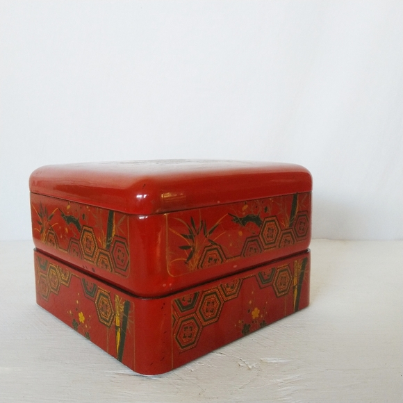 Vintage | Accents | Vintage Red Laquer Chinese Box | Poshmark